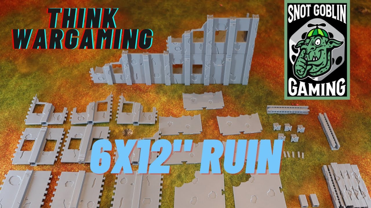 Time Lapse Build: 6x12" Ruin From Snot Goblin Gaming - YouTube