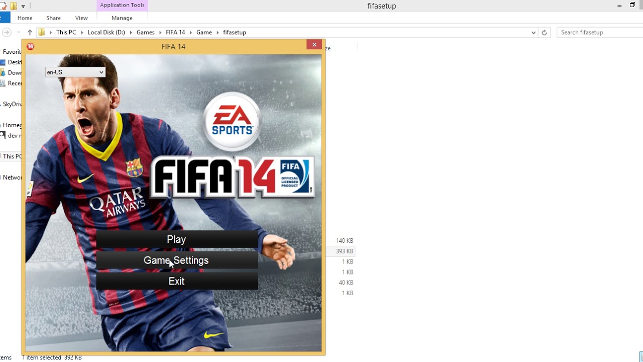 how to change resolution in fifa 14 - YouTube