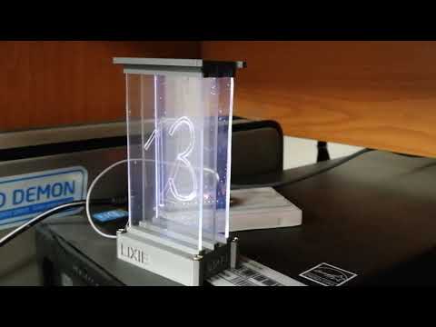 LED Nixie Tube display test - YouTube