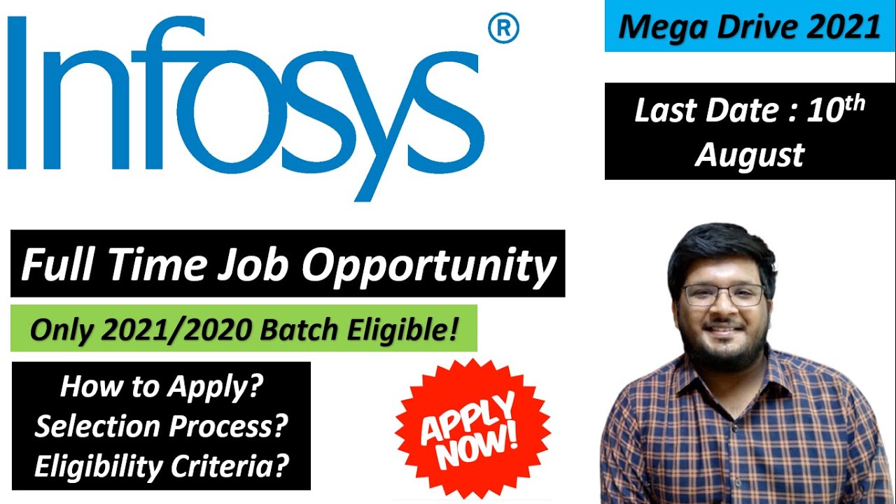 Infosys Off Campus Recruitment 2021/2020 | Jobs for Freshers 🔥🔥 - YouTube