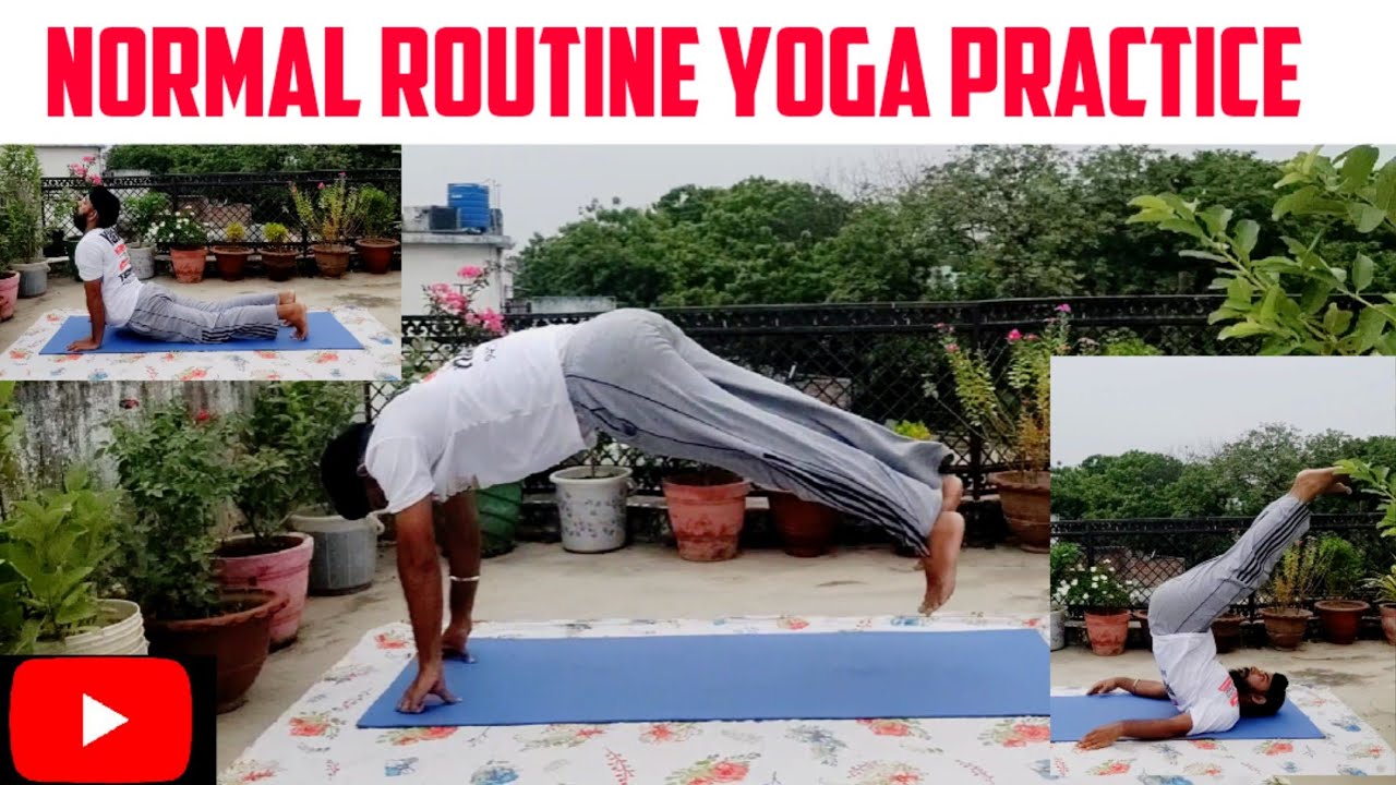 #YOGAJUNCTION #YOGAPRACTICE Normal Yoga Practice At Home. - YouTube