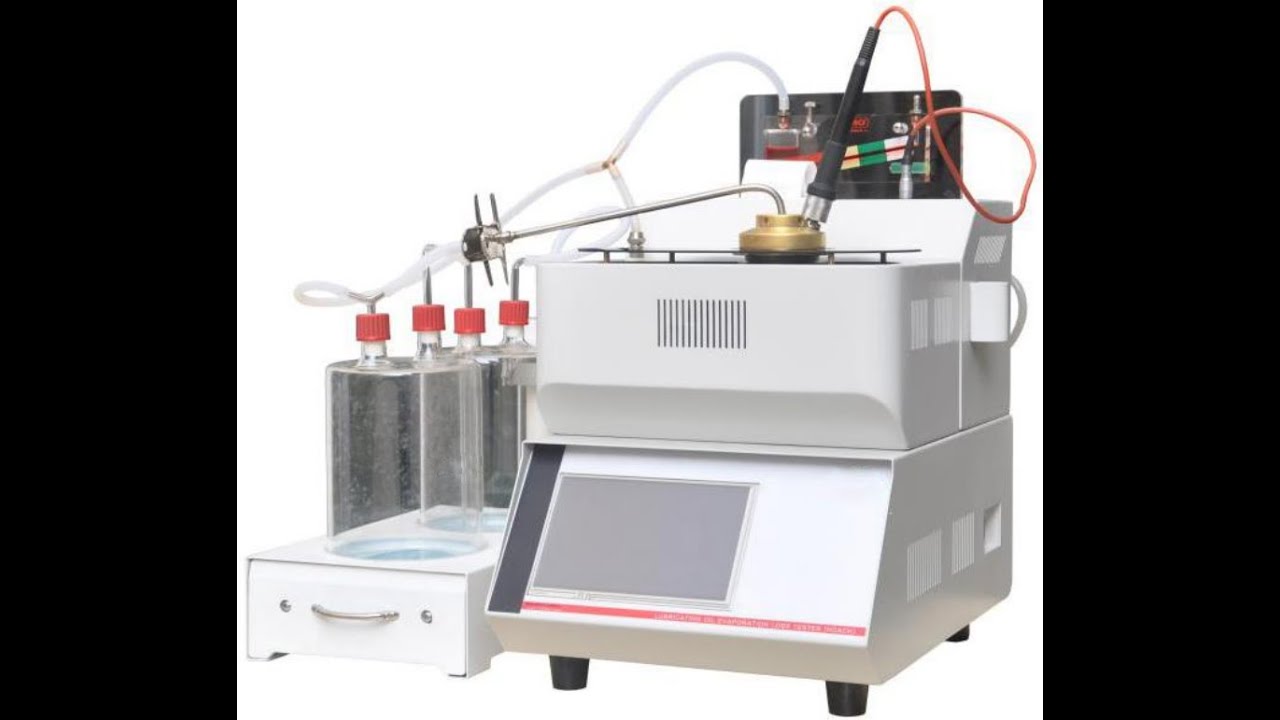 Noack Evaporation Loss Tester Room Temperature To 300℃ - YouTube