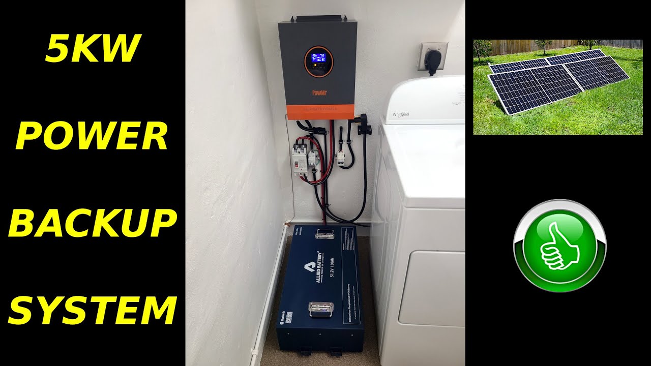 Good 5KW LFP Emergency Power Backup System w/Solar Array? (OFF GRID ...