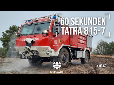 60 Sekunden I Das Waldbrandbekämpfungsgerät Tatra I Bundeswehr
