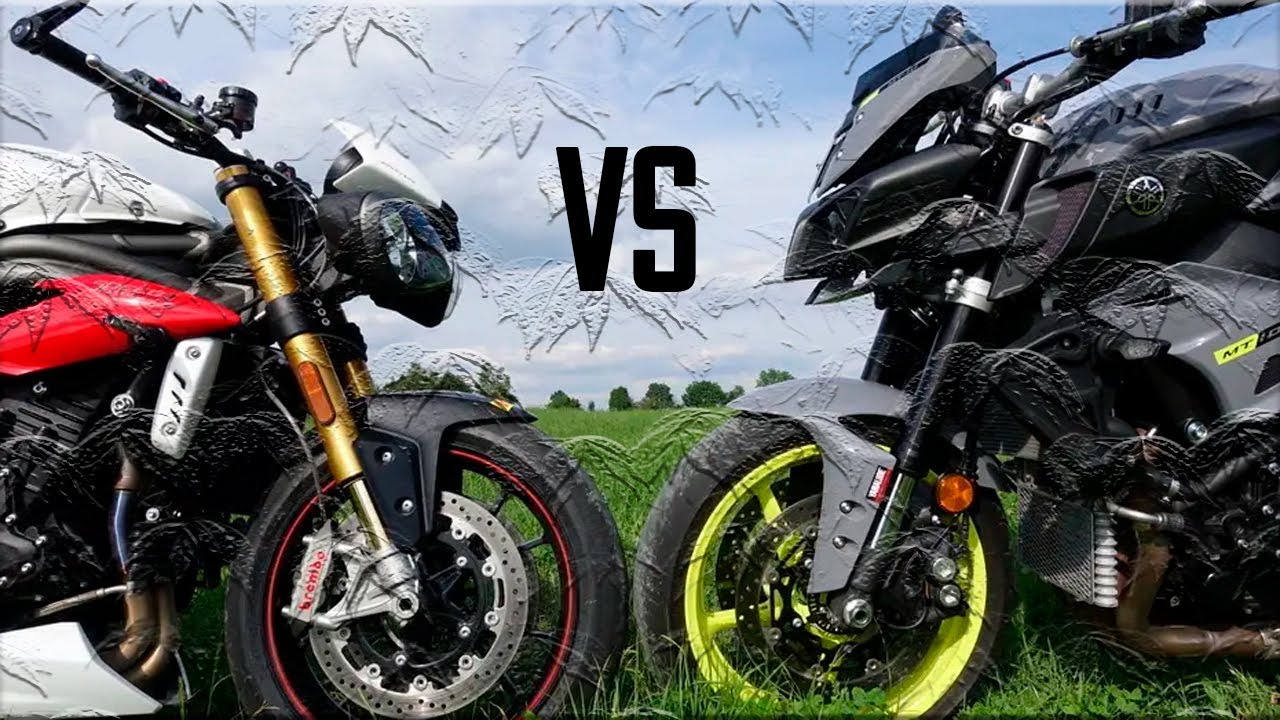 Yamaha MT10 VS Triumph Speed Triple RS - YouTube