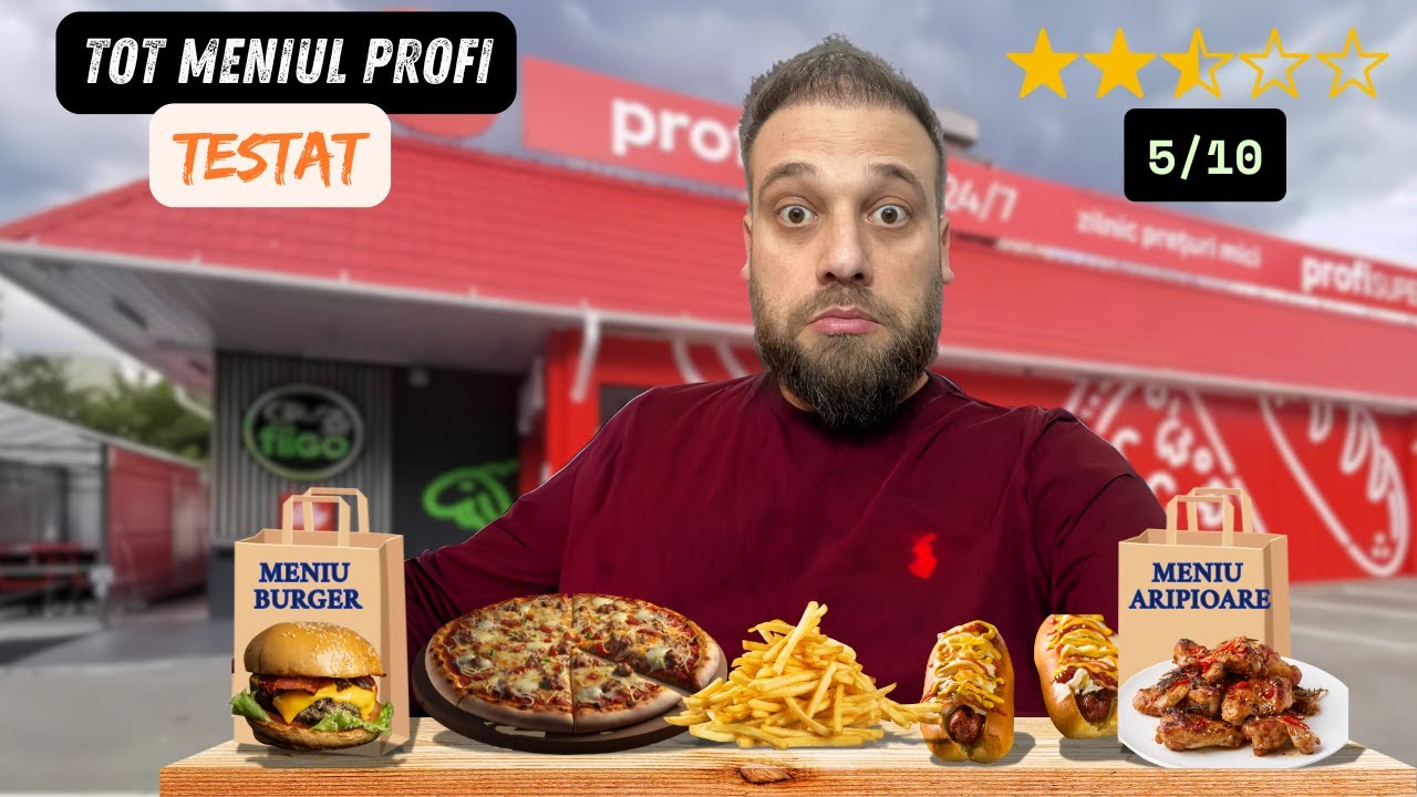 Am Încercat Tot Meniul de la PROFI – Pizza, Hot Dog, Burger și ...