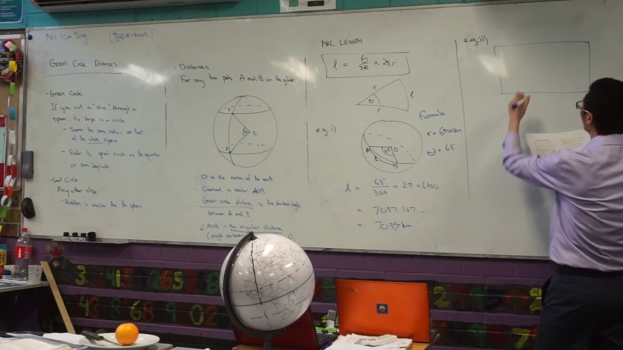 Great Circle Distances - YouTube