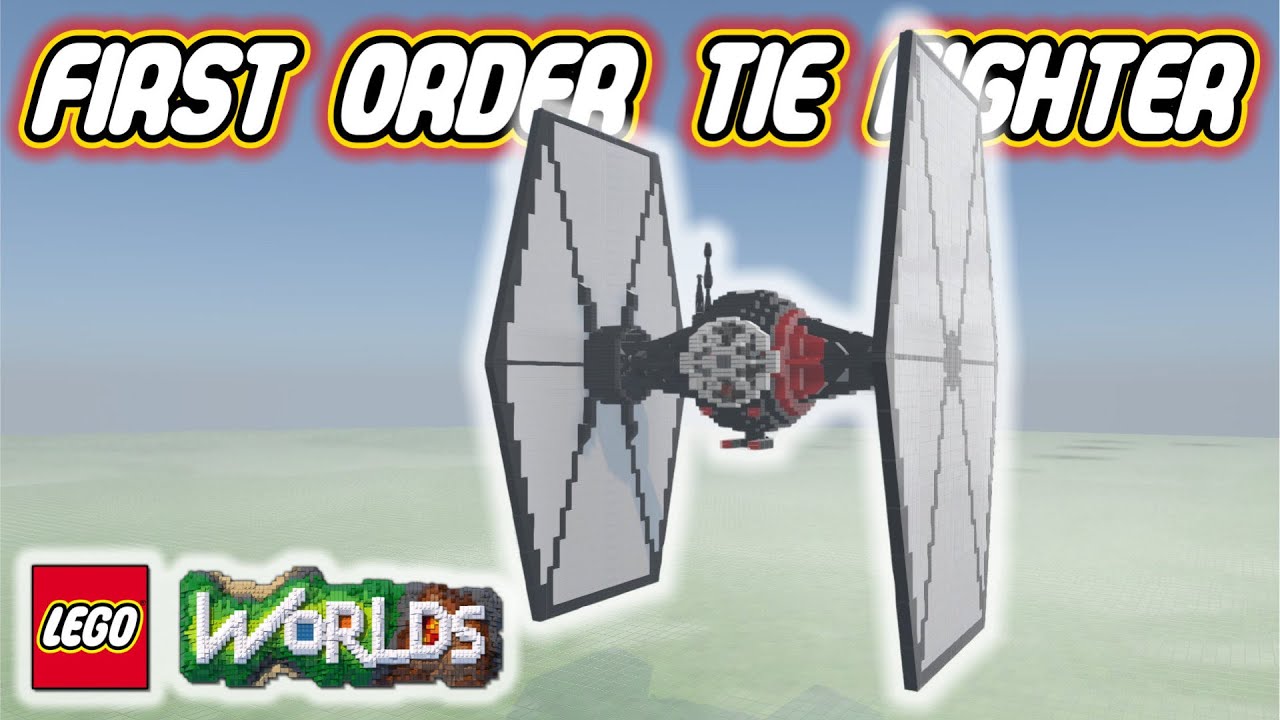 Lego Worlds | Lego Star Wars First Order TIE Fighters! - YouTube