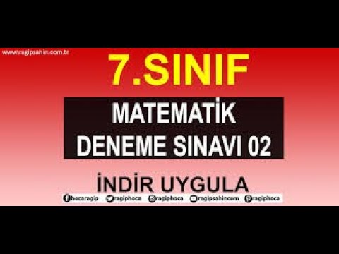 7.SINIF 2020 BİLFEN DENEME SINAVI