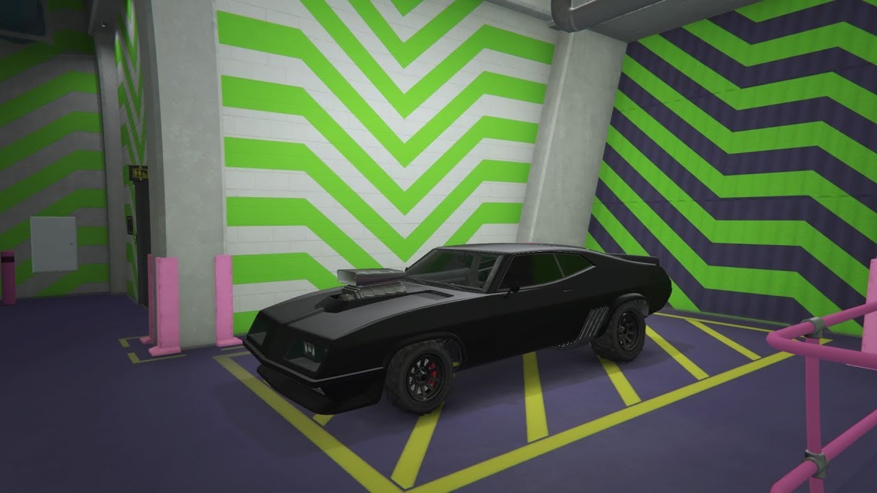 the mad max interceptor in gta online - YouTube