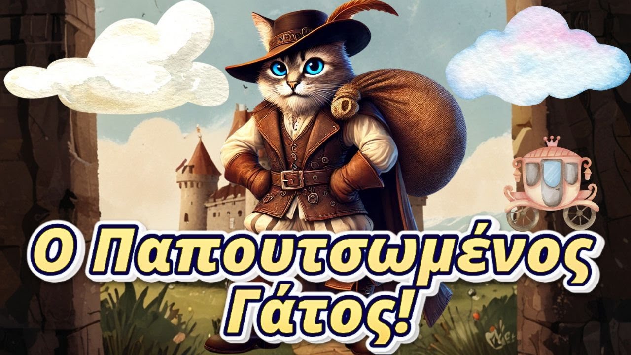 Παιδικά Παραμύθια - Ο Παπουτσωμένος Γάτος | Κλασικά Λαϊκά Παραμύθια ...