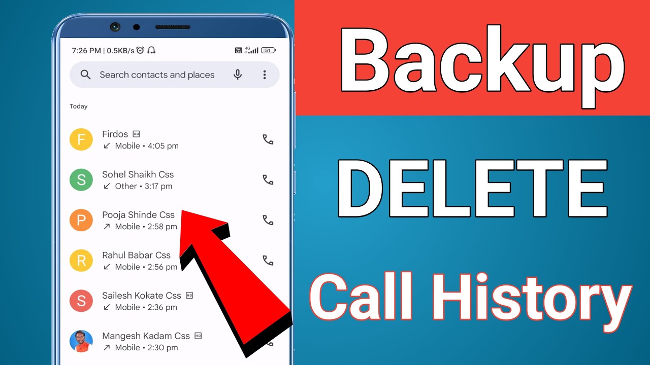 How To Recover Deleted Call History | Android Delete Call History Kaise ...
