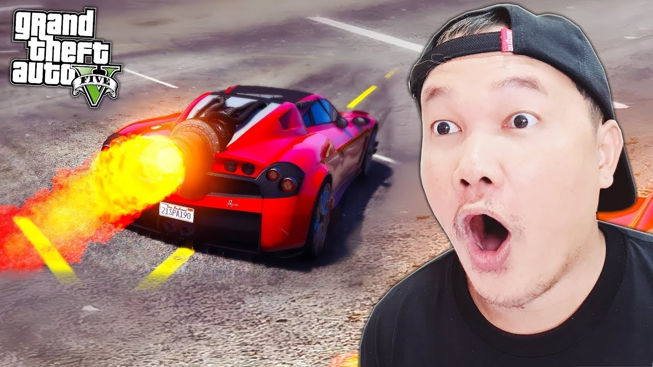 ឡានបុកហ្គាសភ្លើង 🔥 GTA 5 Gameplay By VPRO Par 28 - YouTube