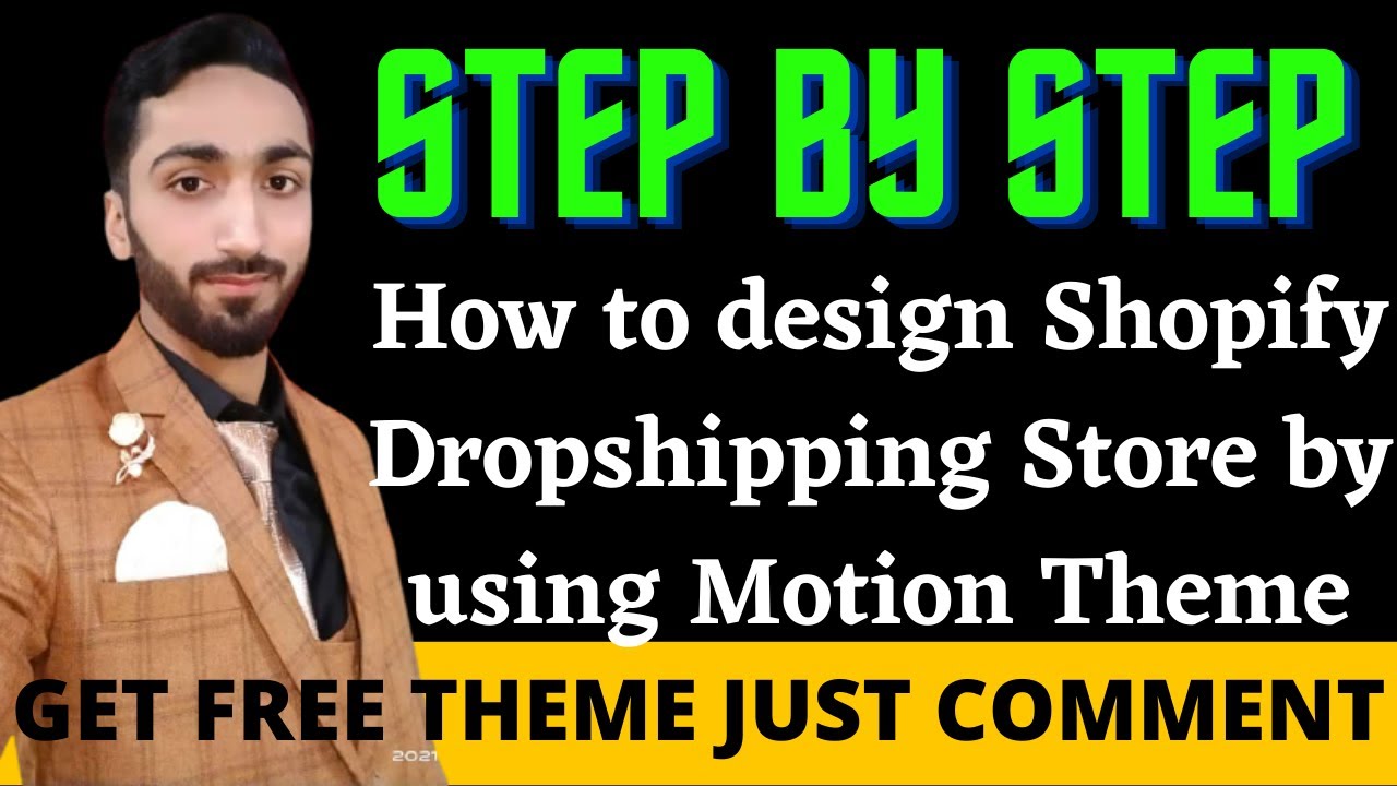 How to design Shopify store on motion theme in 2021 | how to design ...