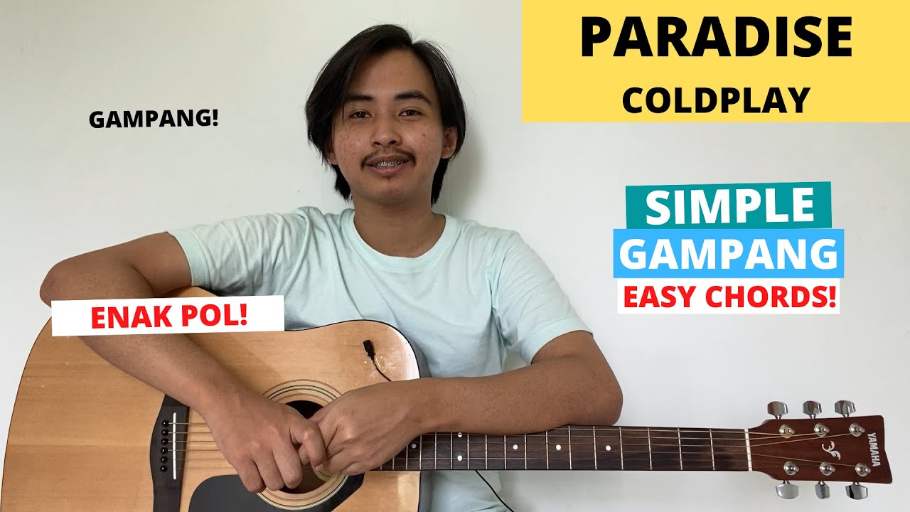 CHORD SIMPLE GAMPANG (Paradise - Coldplay) (Tutorial Gitar) Mudah ...