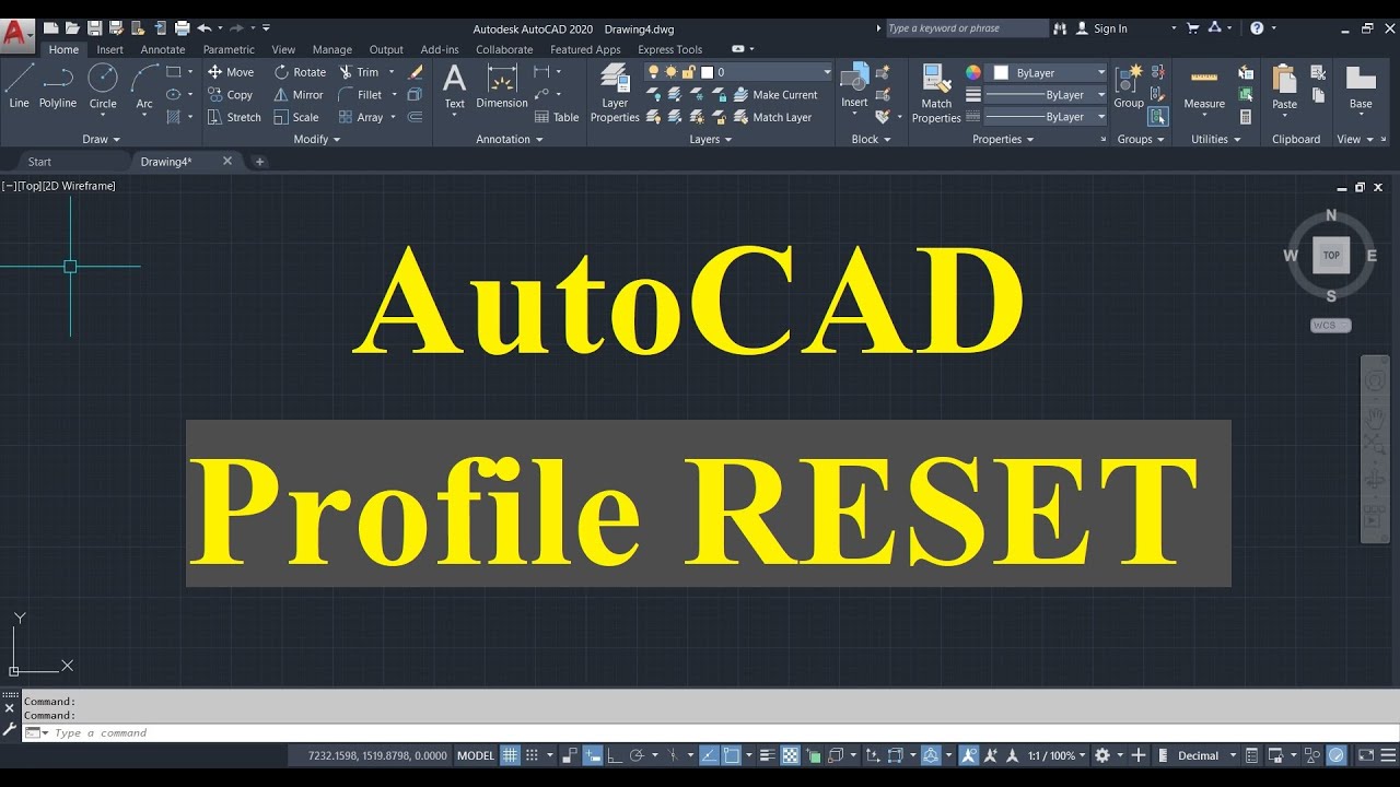 AutoCAD How To Reset AutoCAD Profile AutoCAD Tutorial Autocad autocad-how-to-reset-autocad-profile-autocad-tutorial-autocad