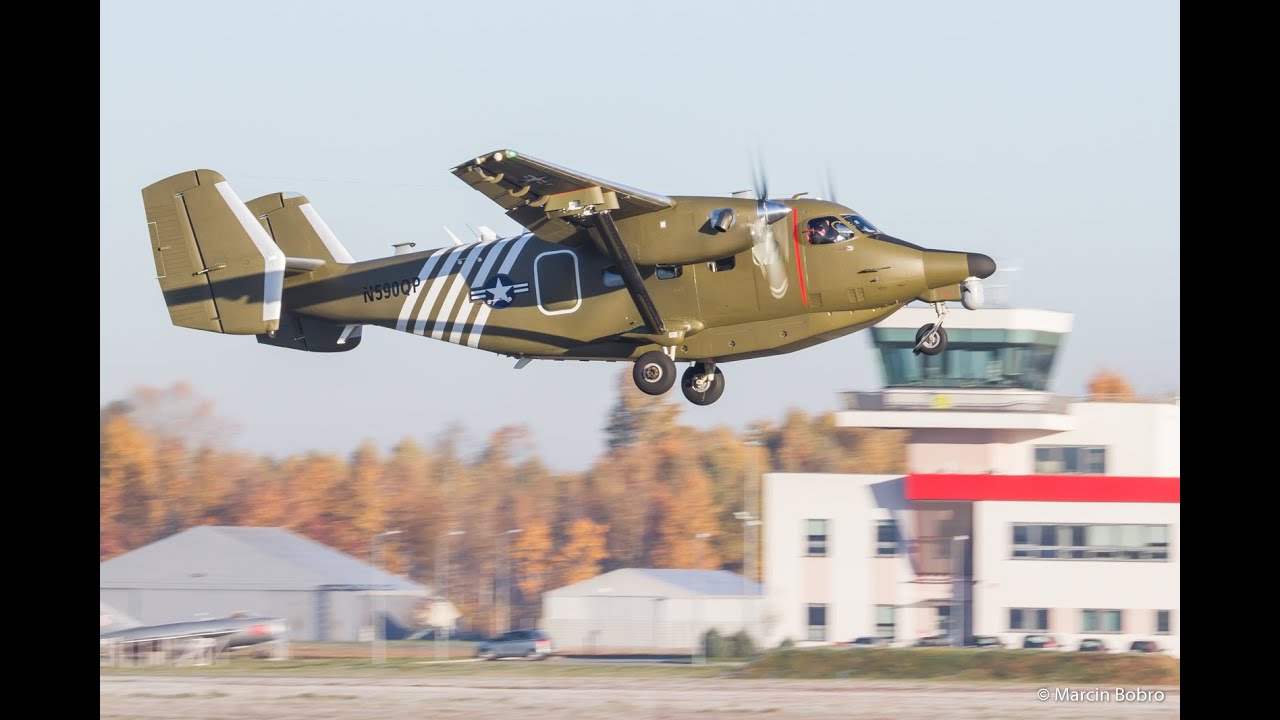 PZL M-28 / MC-145B Coyote N590QP ex SP-DGR AJE000343 EPML Mielec 25.10. ...