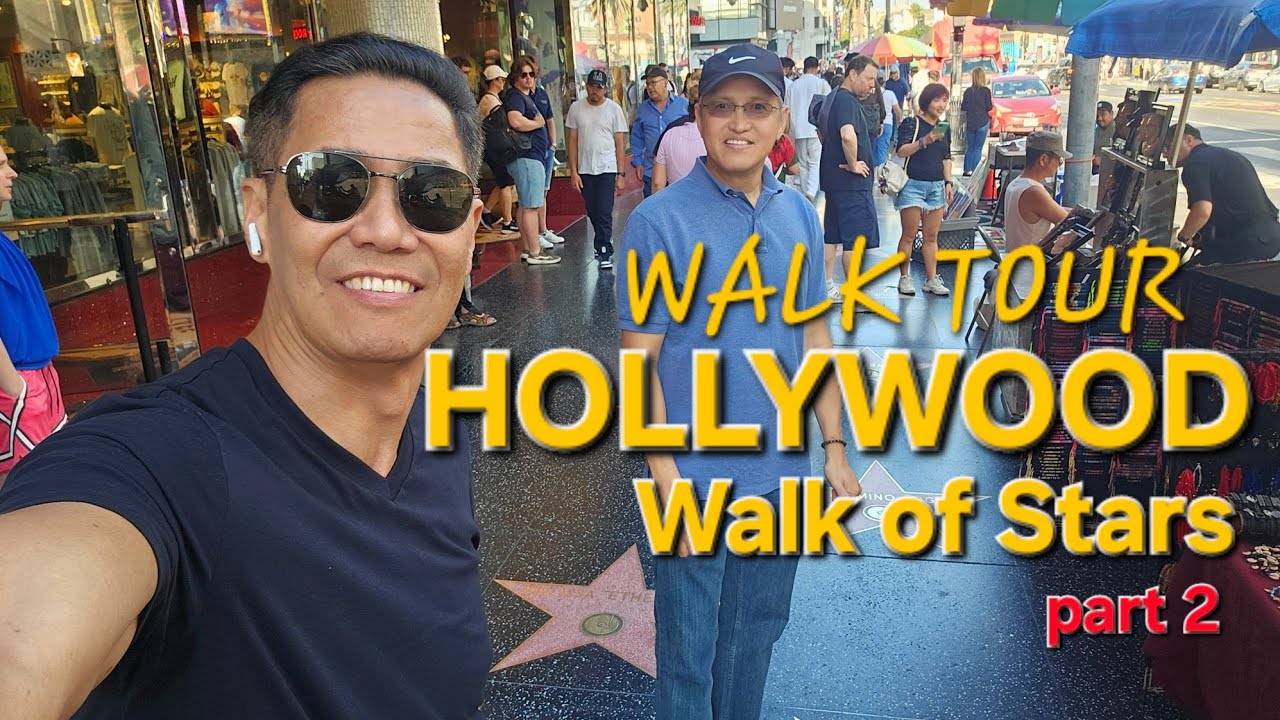HOLLYWOOD WALK OF THE STARS | FAMOUS TOURIST WALK TOUR Here in ...