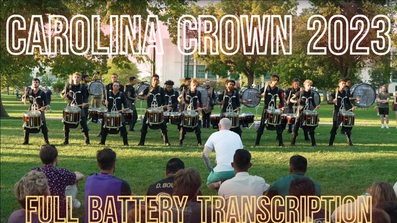Carolina Crown 2023 - The Round Table: Echoes of Camelot - Full Battery ...