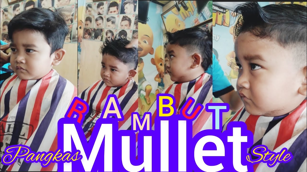 Rambut Mullet Anak #babyoy - YouTube