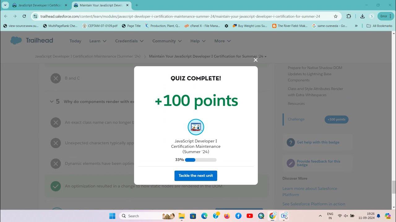 Maintain Your JavaScript Developer I Certification for Summer ’24 - YouTube
