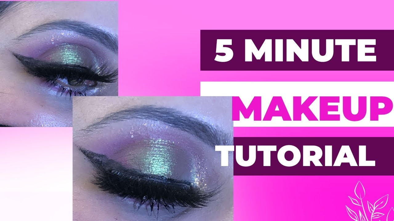 quick and easy eyemakeup in 5 minutes/full makeup tutorial in 5 minutes ...