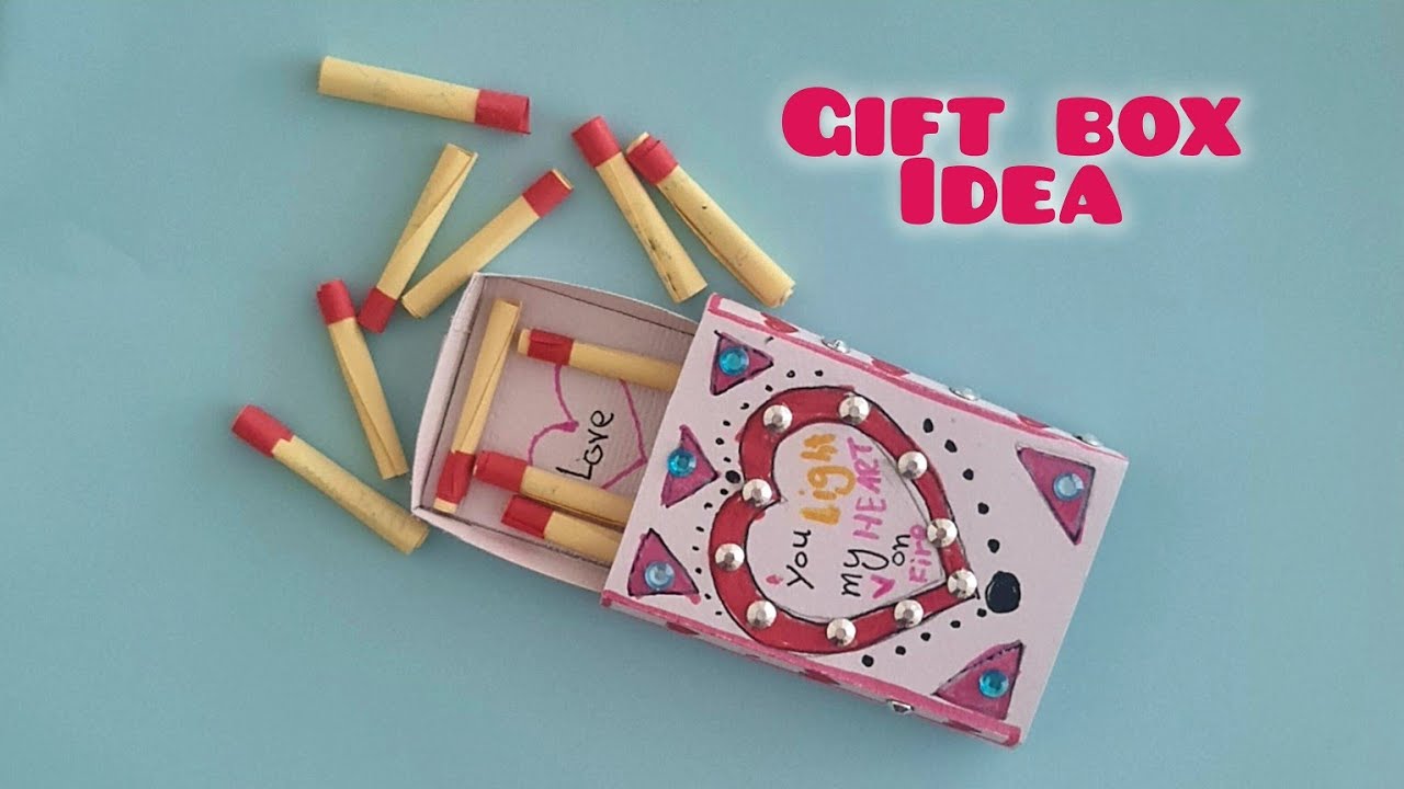 Diy Match Box Gift With Messages /Easy Gift for your boy friend /girl ...
