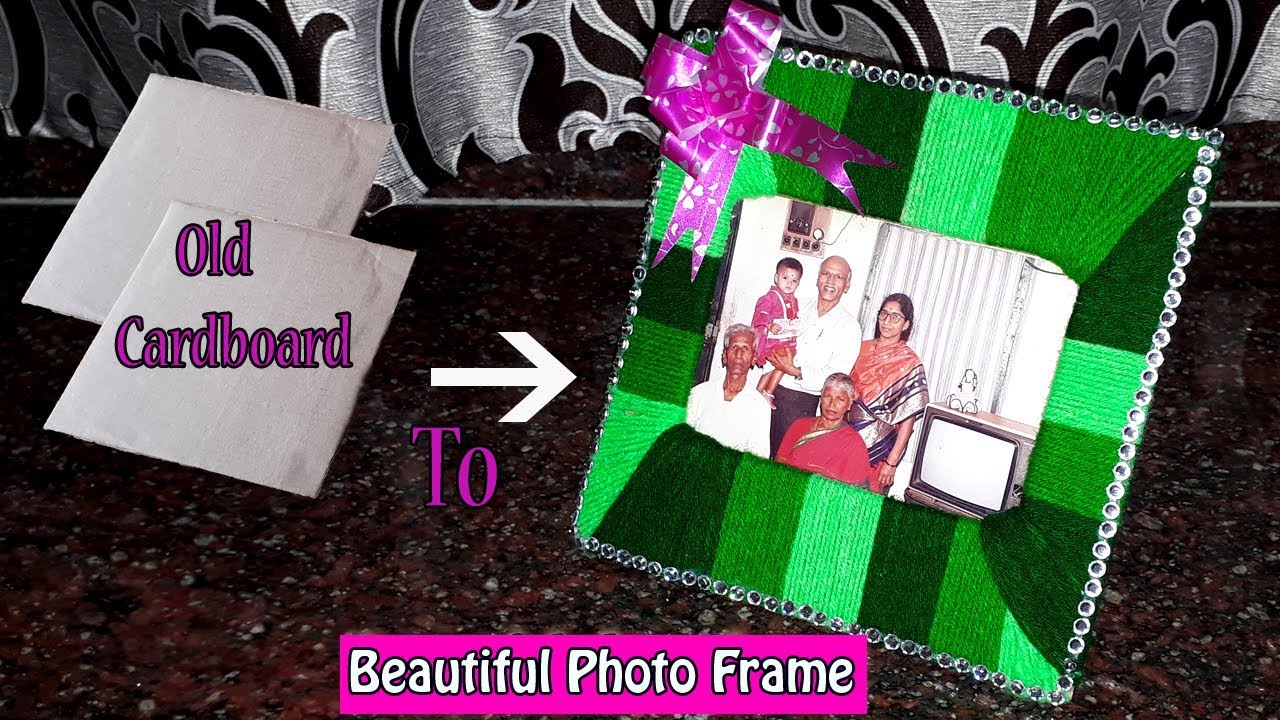 How To Make A Photo Frame With Cardboard DIY NIya Kumar YouTube how-to-make-a-photo-frame-with-cardboard-diy-niya-kumar-youtube