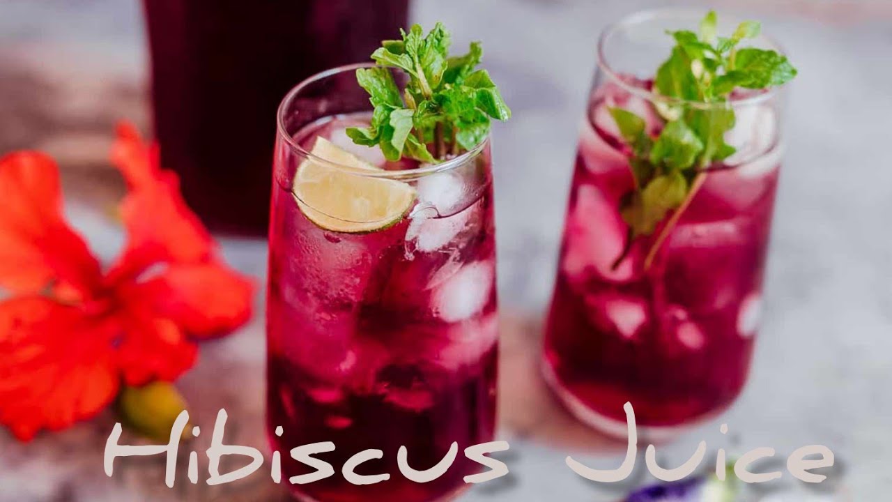 Hibiscus Juice How To Make Hibiscus Flower Juice Lemon Juice YouTube hibiscus-juice-how-to-make-hibiscus-flower-juice-lemon-juice-youtube