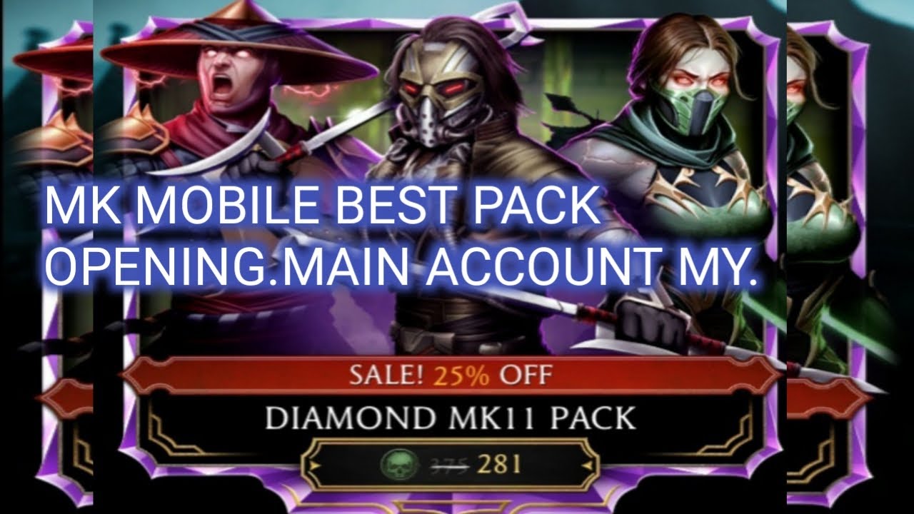 Mk mobile diamond mk11 pack opening. - YouTube