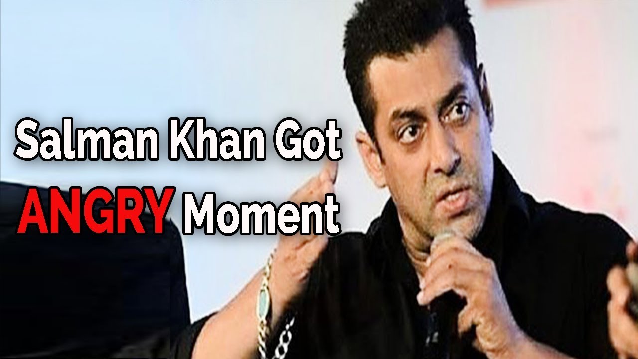 Salman Khan Got Angry Moment with Media | Salman Khan Angry Compilation ...