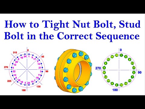 Flange Alignment & Stud Nut Bolt Tightening Correct Method - YouTube