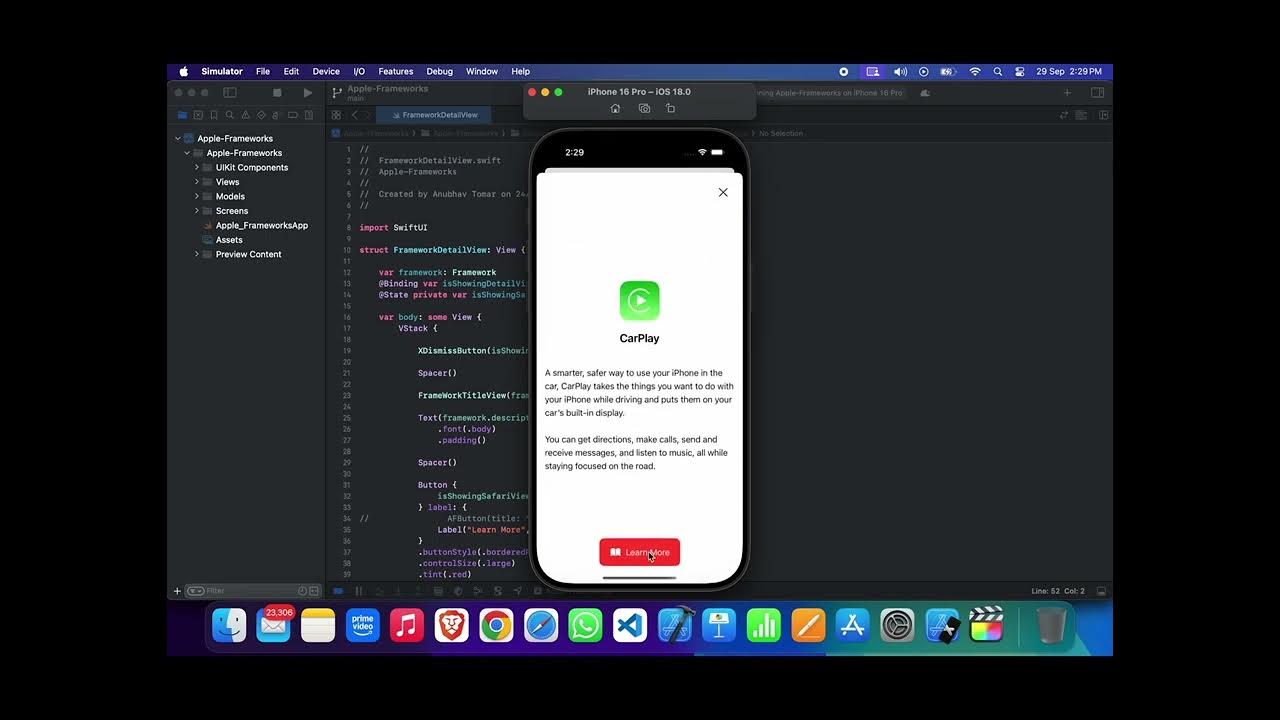 Apple Framework - iOS project - YouTube