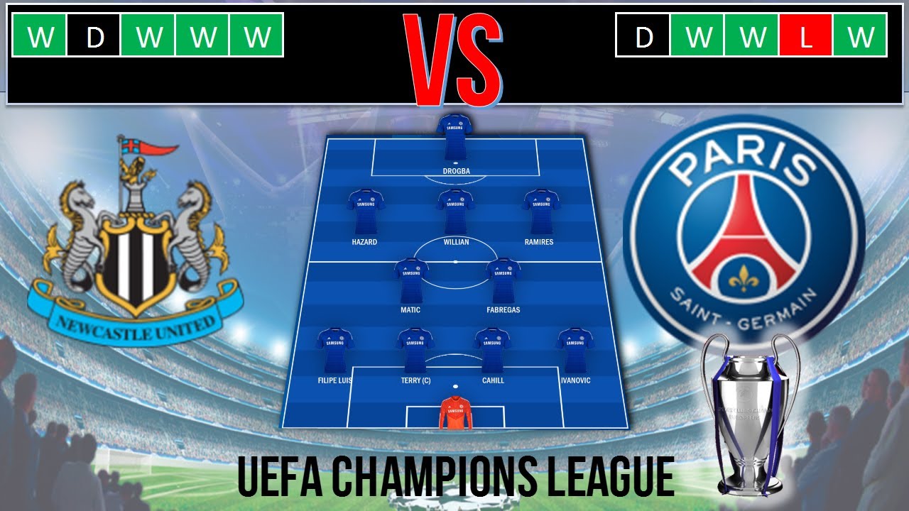 Newcastle United vs Paris Saint-Germain POTENTIAL SQUAD,Possible ...