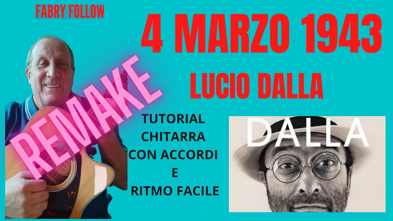 4 MARZO 1943 LUCIO DALLA - YouTube