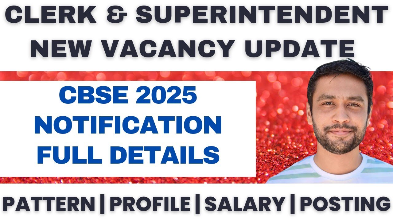 New Junior Assistant & Superintendent Notification Update | Eligibility ...