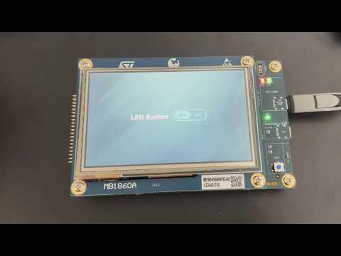 Toggle On-Board LED on STM32U5G9J-DK2 with #TouchGFX - YouTube