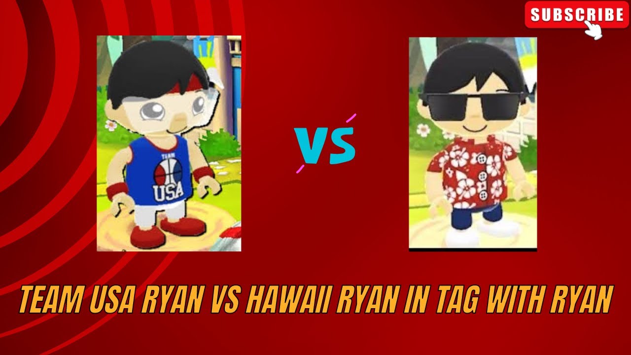 Team USA Ryan vs Hawaii Ryan in Tag With Ryan - YouTube