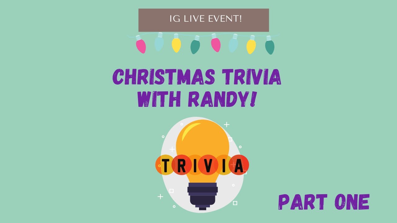 Christmas Trivia with Randy Part 1 - YouTube
