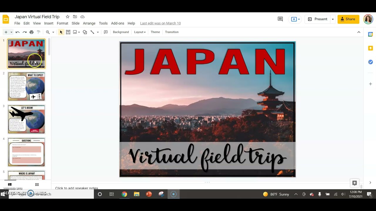 Japan Virtual Field Trip Tutorial - YouTube