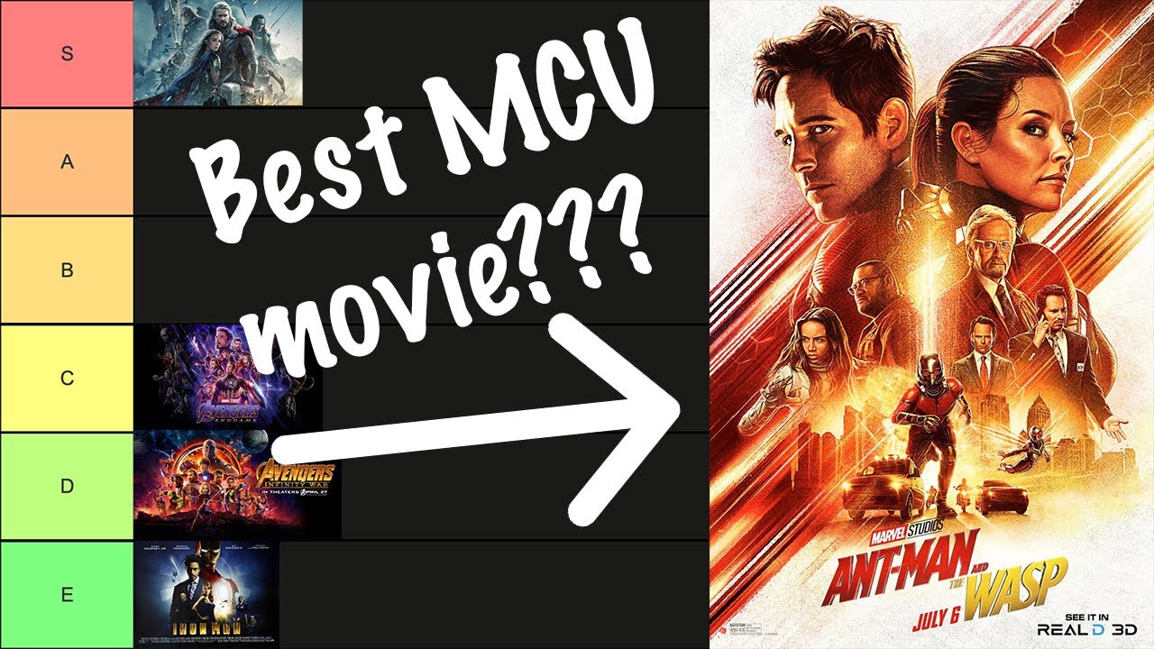 The 716th Legion Ranks The MCU Phases 1-3 - YouTube