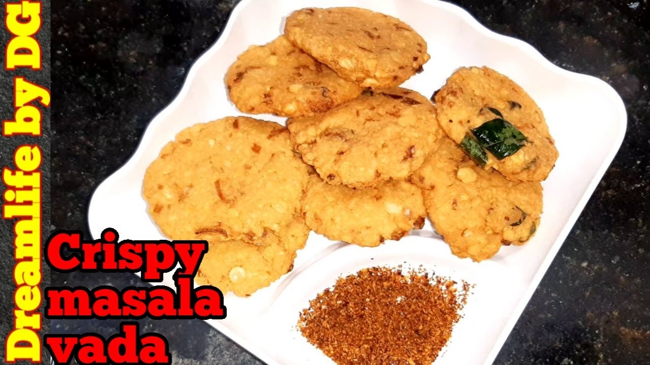 Masala vada | crispy masala vada in Telugu | dhal vada | street style ...