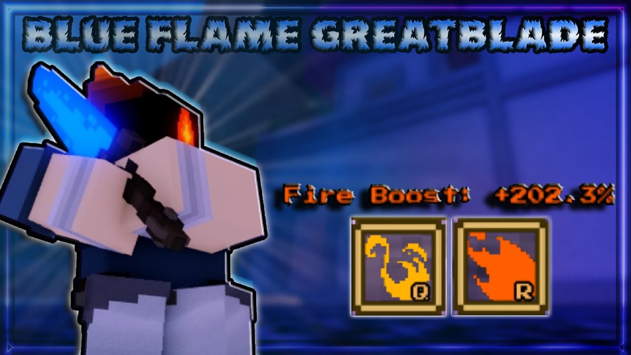 BEST BLUE FLAME GREATBLADE BUILD! (200% Fire Boost) || Voxlblade - YouTube