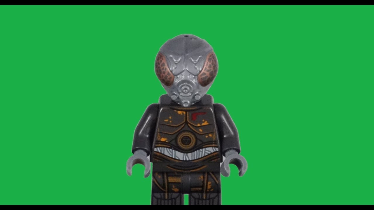 LEGO 4-LOM Minifigure Green Screen Stop Motion Build - YouTube