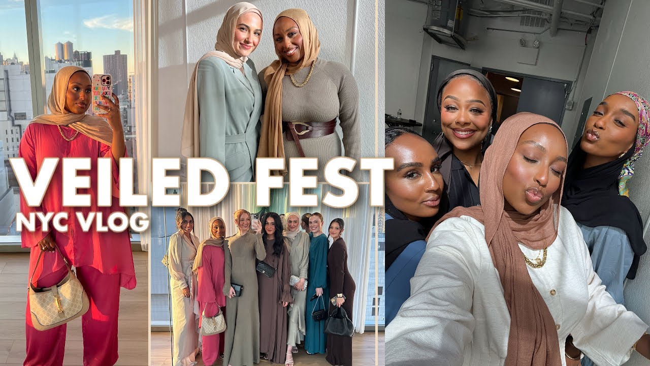 Your Fave Muslim Influencers Take NYC! | Veiled Fest Vlog | Aysha Harun ...