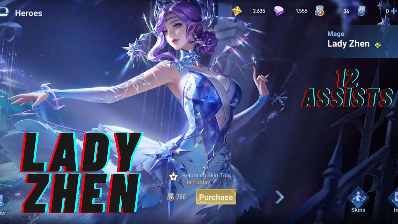 Lady Zhen Gameplay feat. Philippines Pro Players | Honor of Kings No ...