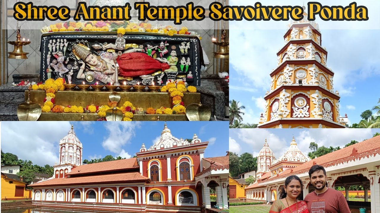 Shree Anant Devasthan,Savoi Verem Ponda Goa|Temple in water| temples of ...