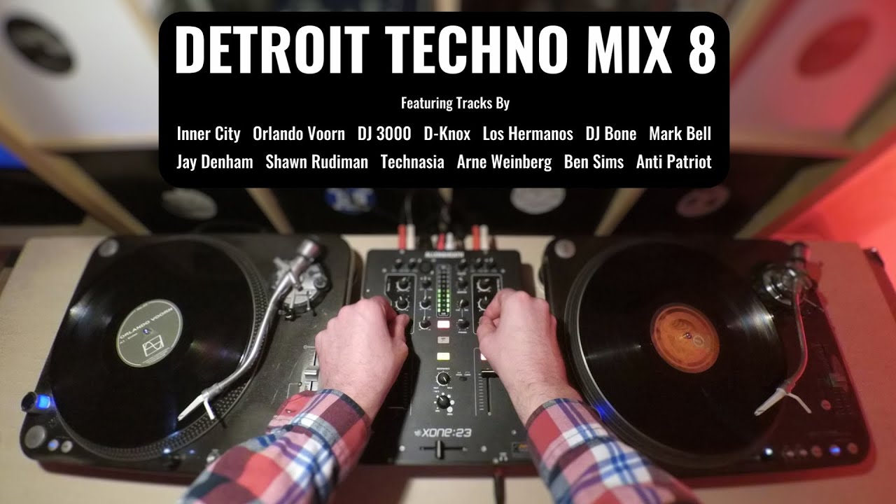 Detroit Techno Mix 8 | With Tracklist | Vinyl & Dvs Mix - YouTube