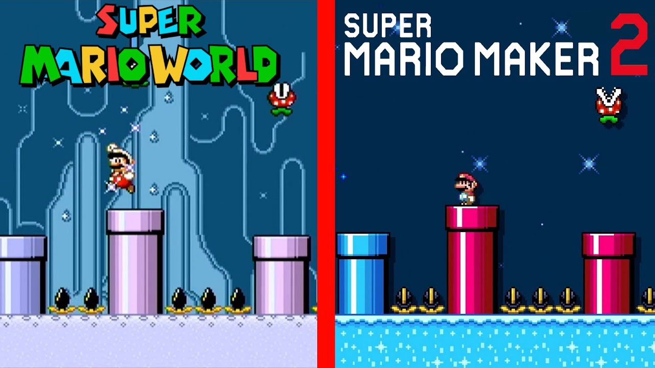 Recreating Super Mario World's Donut Secret 2 in Super Mario Maker 2 ...