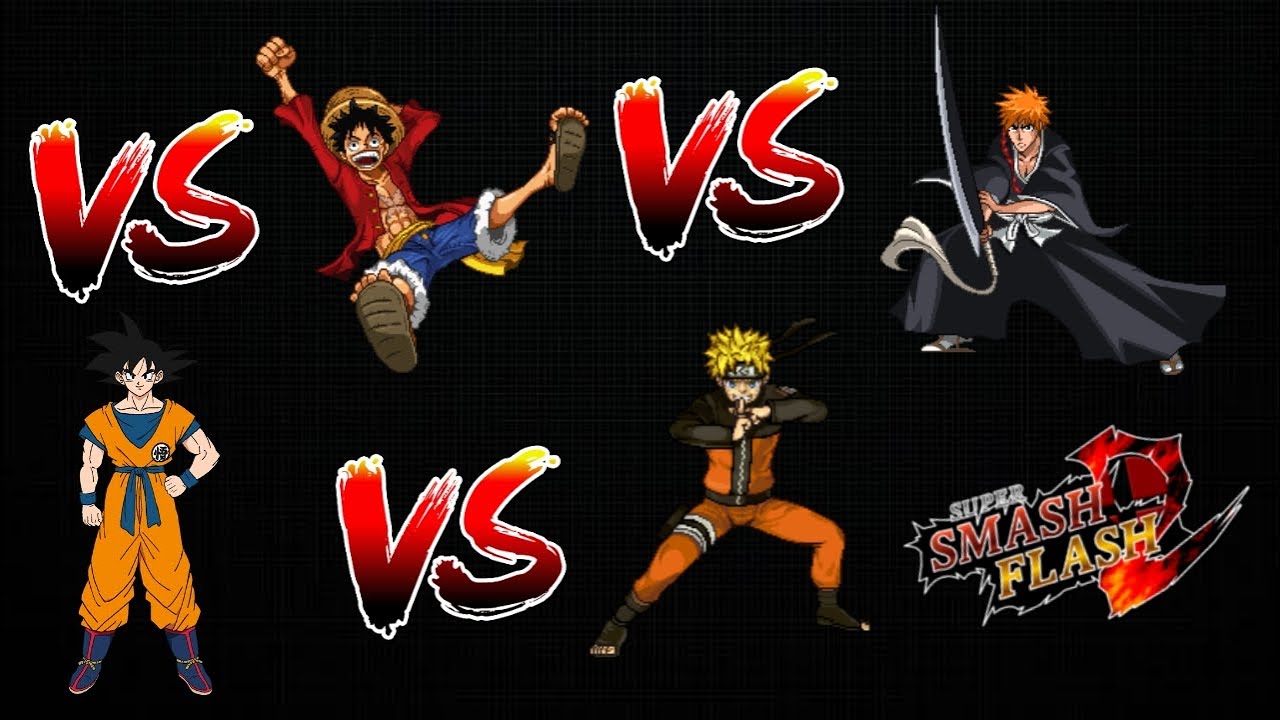 Goku Vs Naruto Vs Luffy Vs Ichigo Games